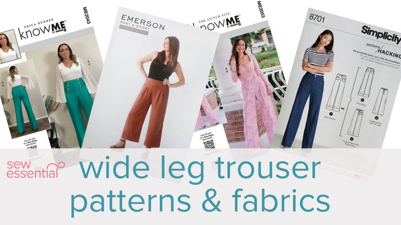 Wide Leg Trouser Sewing Patterns | Sewing Tips, Tutorials, Projects and ...