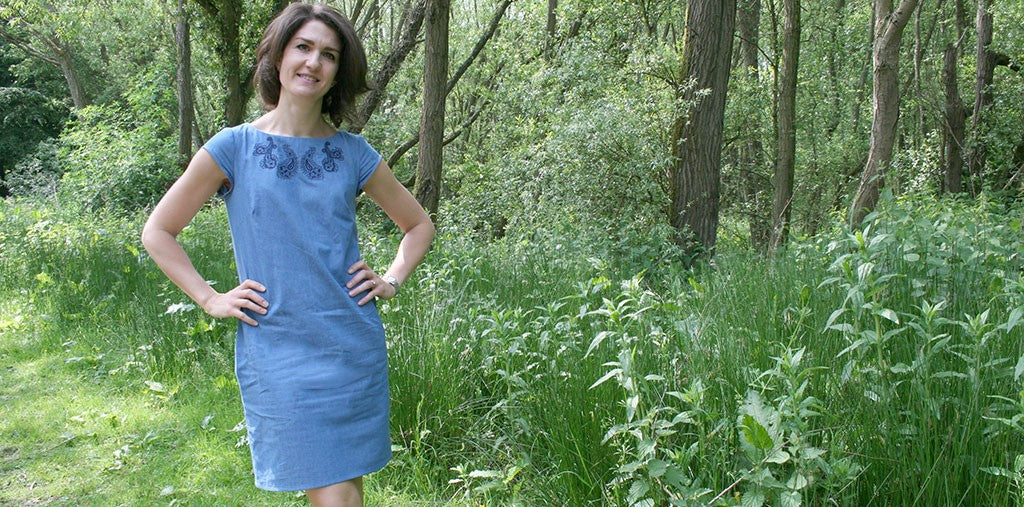 Sewing An Embroidered Denim Dress | Sewing Tips, Tutorials, Projects ...