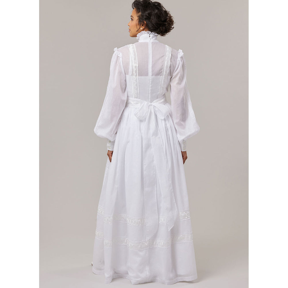 Misses Gown‚ Slip and Sash by Laura Ashley McCalls Sewing Pattern 8595 ...