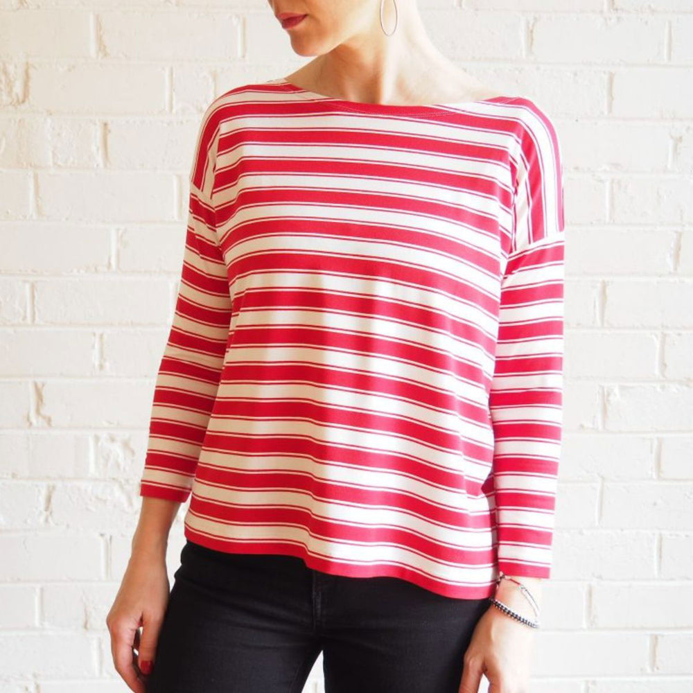 Mandy Boat Tee Tessuti Sewing Pattern – Sew Essential