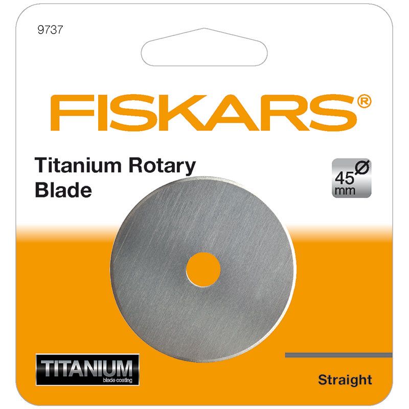 Fiskars Titanium 45mm Straight Rotary Cutter Blade | Sew Essential