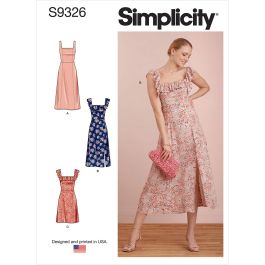 Misses Dresses Simplicity Sewing Pattern 9326 | Sew Essential