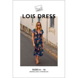 Lois Dress Tessuti Sewing Pattern. Size 6-16. | Sew Essential